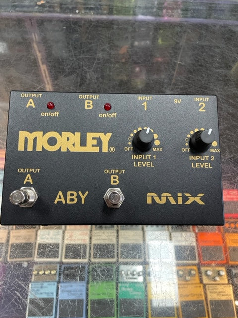 Morley Gold series ABY MIX- Selector / Combiner Switch Pedal – Guitar ...