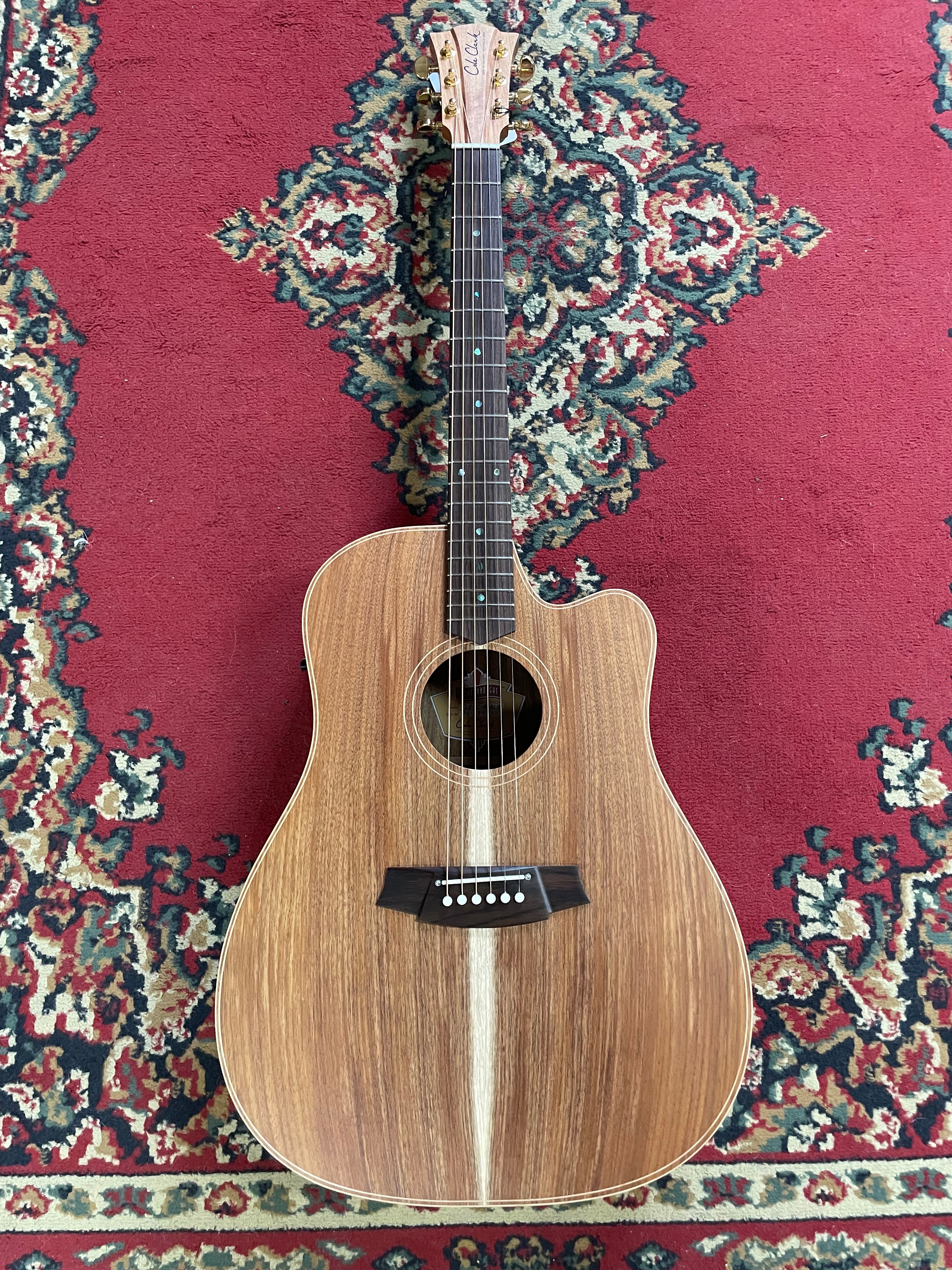 Cole Clark FL2EC-BLBLR-AE Electric Acoustic Guitar - Australian Blackw ...