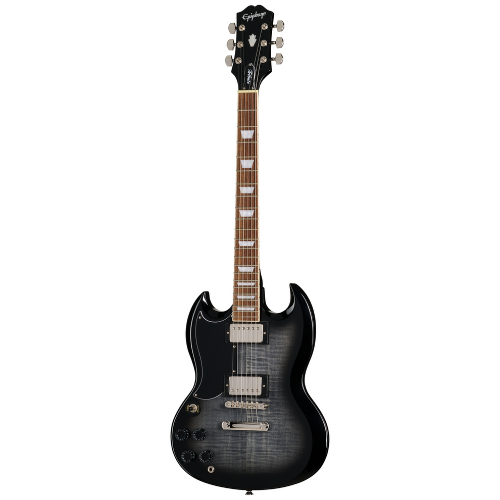 Epiphone SG Tribute Plus Left Handed Electric Guitar - Ebony Burst ...