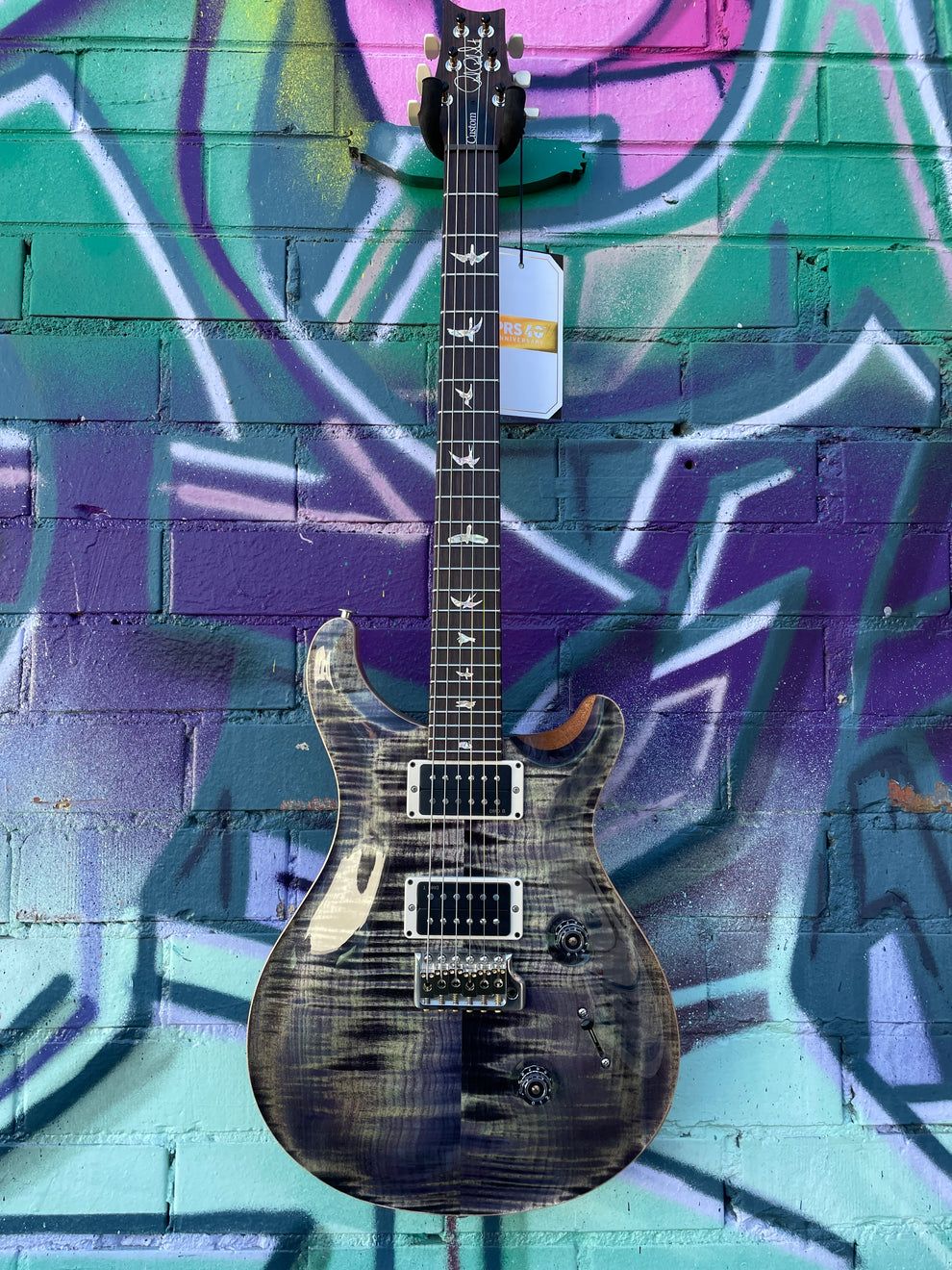 PRS USA Custom 24 Pattern Thin Electric Guitar - Aurora Borealis ...