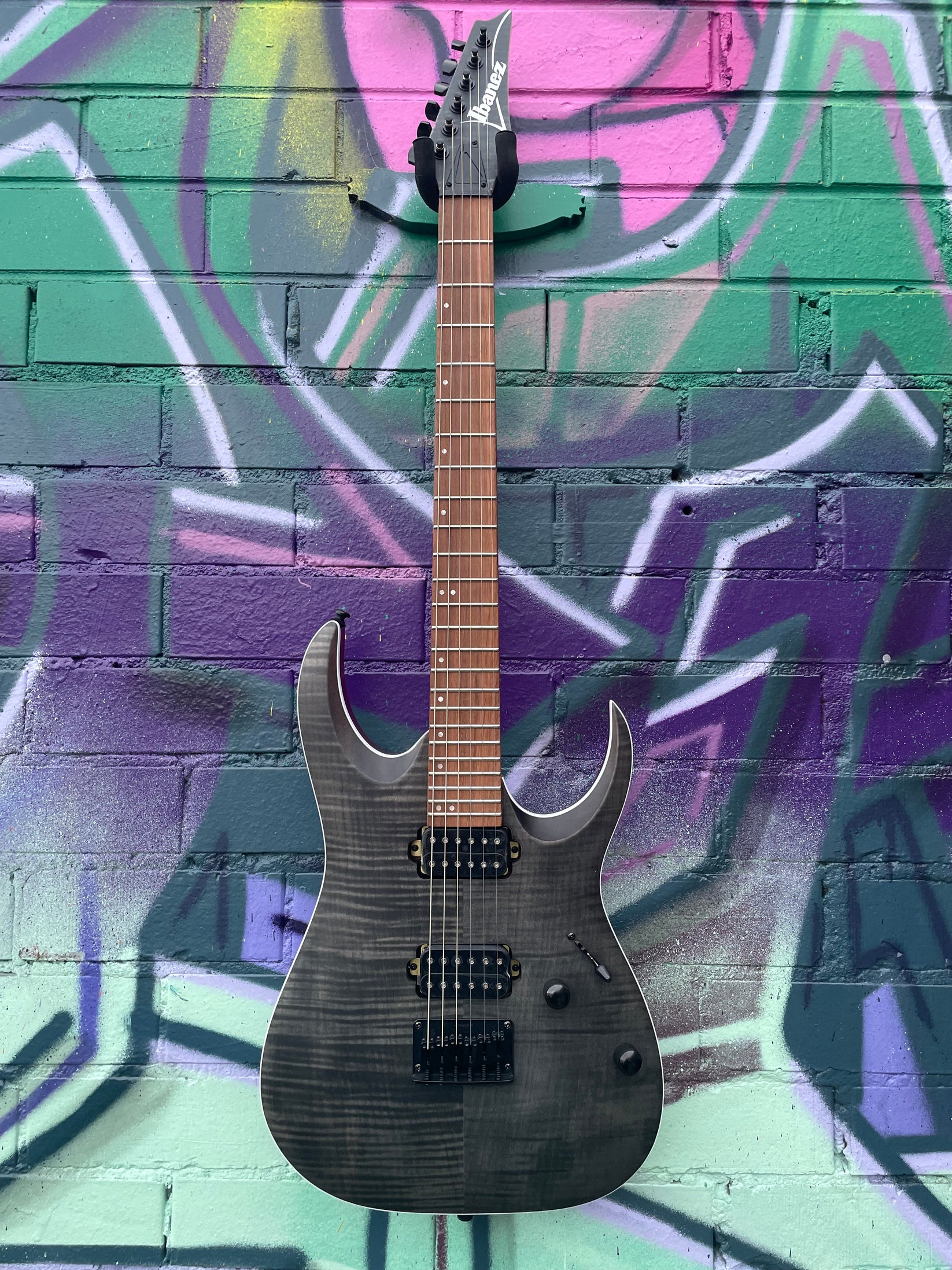 Ibanez RGA Standard RGA42FM TGF Electric Guitar - Transparent Gray Fla ...