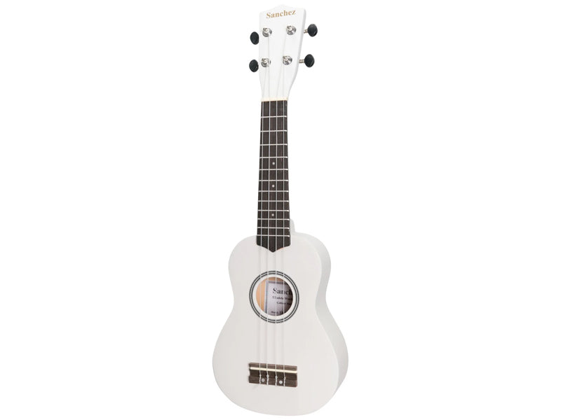 Sanchez 'Colour Series' Soprano Ukulele- White – Guitar Paradise