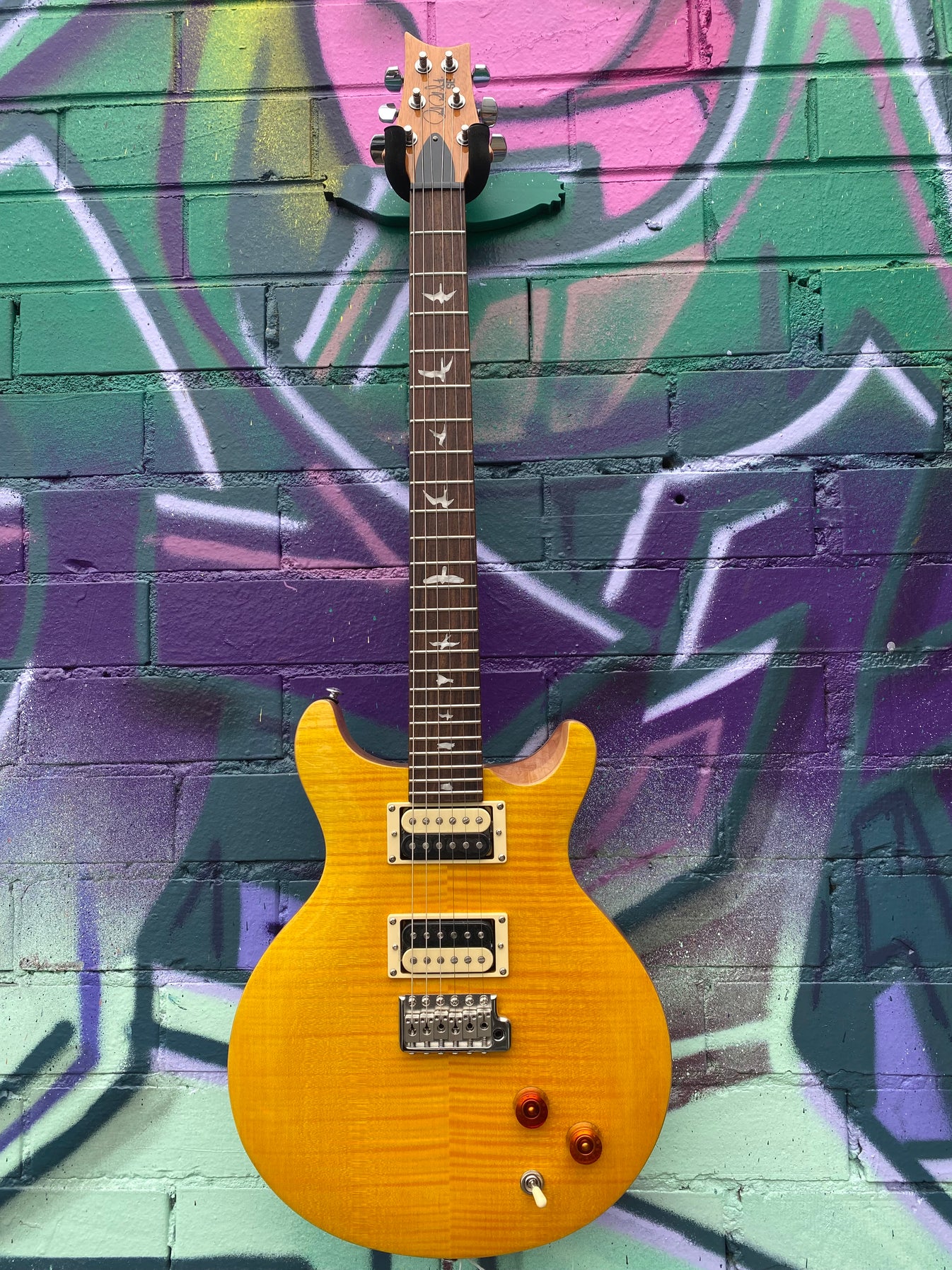 PRS SE Santana Electric Guitar - Santana Yellow – Guitar Paradise